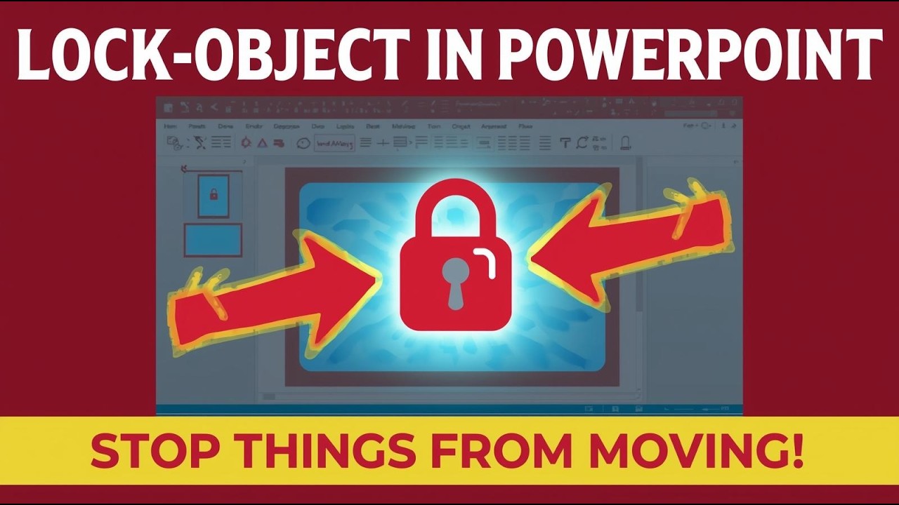 Lock Objects in PowerPoint INSTANTLY | Stop Everything From Moving ...