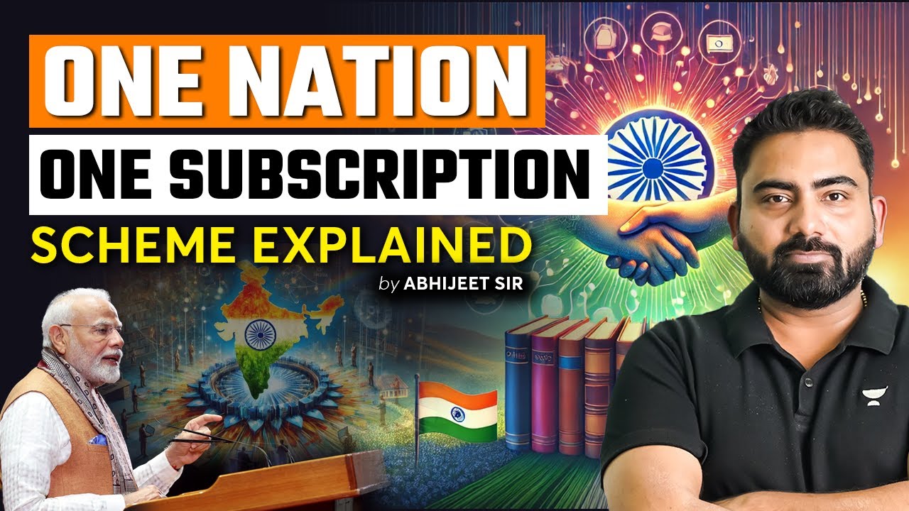 One Nation, One Subscription Scheme Explained By Abhijeet Sir - YouTube