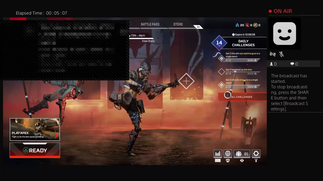 TSN-_-Myth's Live PS4 Broadcast - YouTube