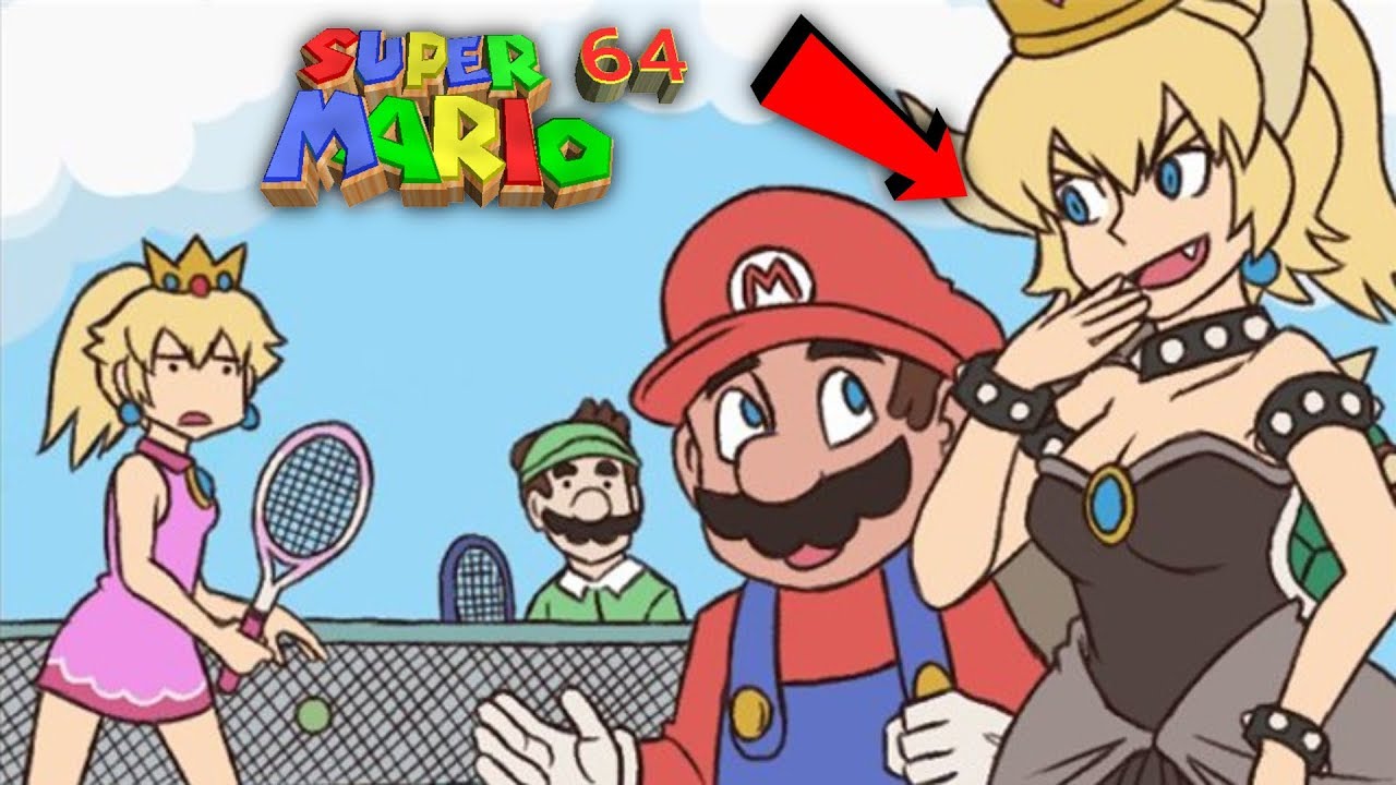 Bowsette in Super Mario 64?! (Rom Hack) - YouTube