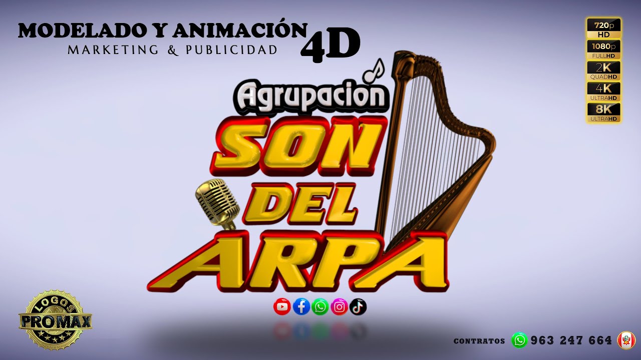 LOGO SON DEL ARPA - LOGOS PROMAX - YouTube