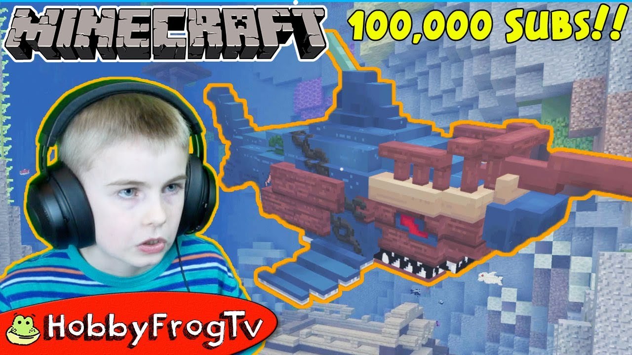 100 Thousand Subs Minecraft Deep Sea Monsters by HobbyFrogTV - YouTube