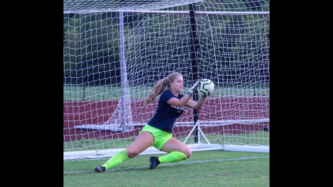 Katelyn O'Neill, GK Class of 2022, Warm ups / foot skills - YouTube