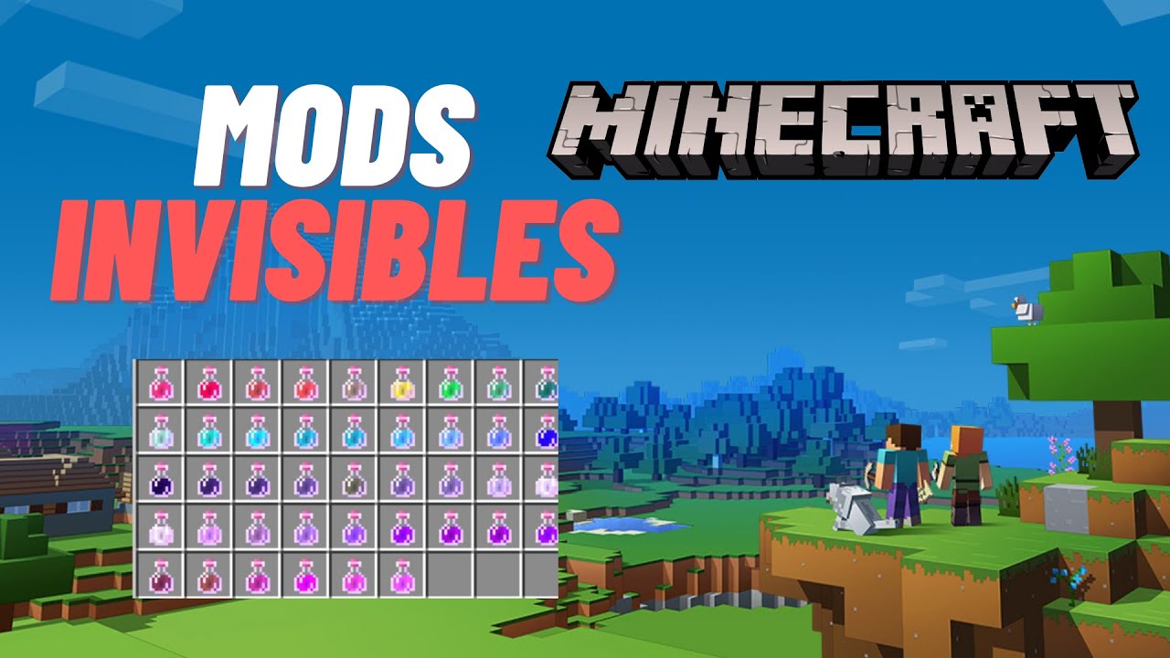 MODS INVISIBLES MINECRAFT | Monstruos invisibles Minecraft - YouTube