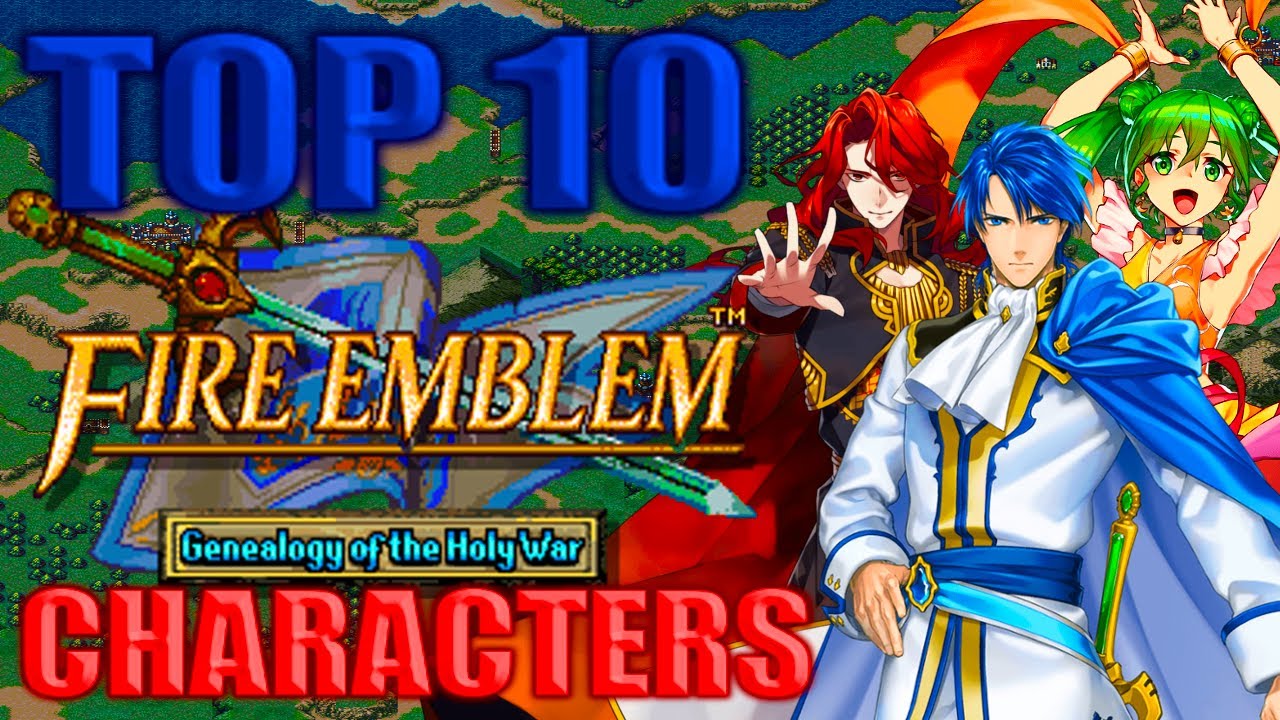 Zemosa's Top 10 Fire Emblem Genealogy of the Holy War Characters - YouTube