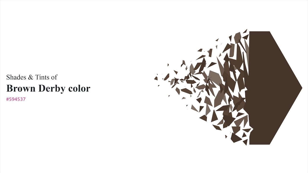 Shades & Tints of Brown Derby color #594537 A Warm Brown color #4f3d30 ...