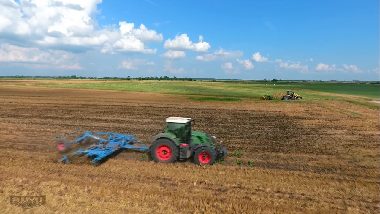 Totya Farm Kft: FENDT 826 Vario + Lemken Rubin & CAT Challenger 765C ...