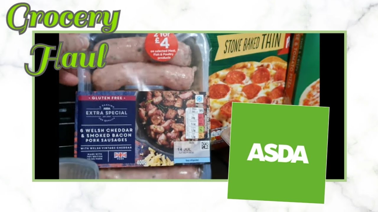 Asda Grocery Haul | Family of 4 - YouTube