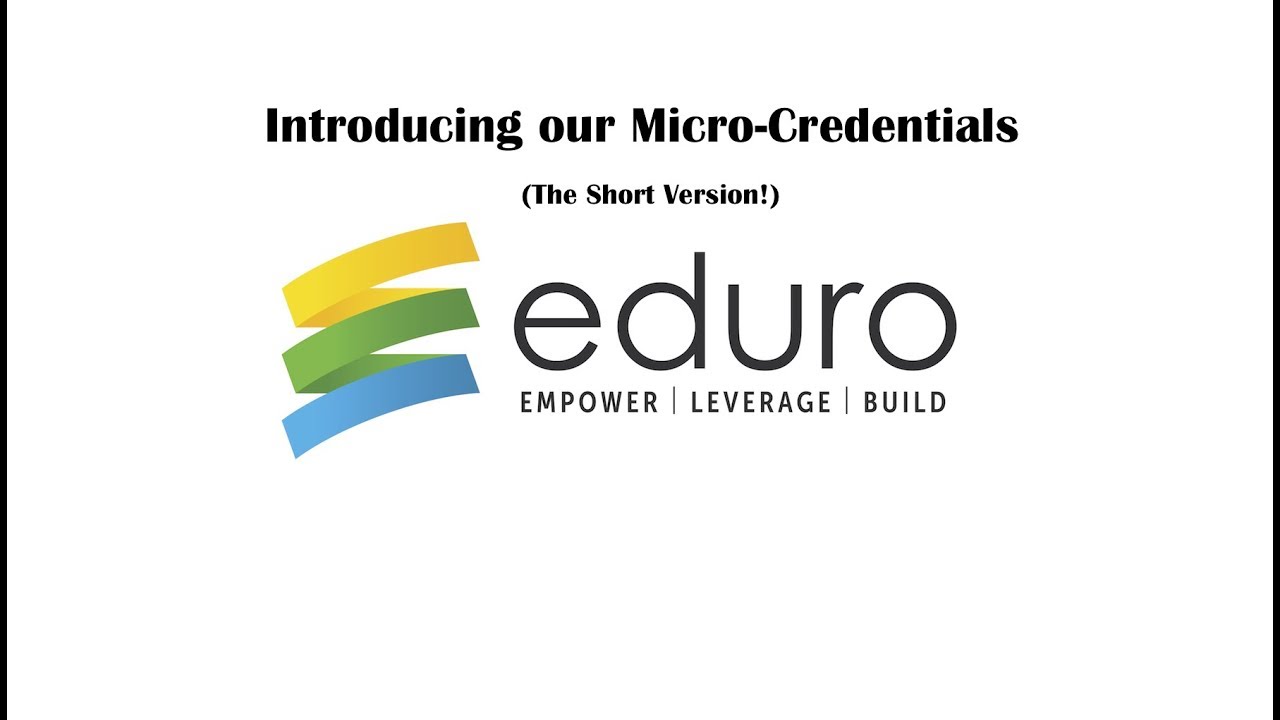 Introducing Our Microcredentials - YouTube