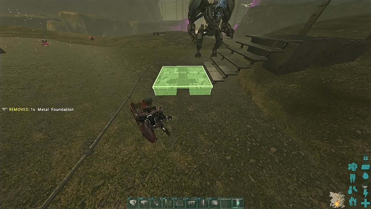 How to use Stairs as snaps in Ark:SurvivalEvolved - YouTube