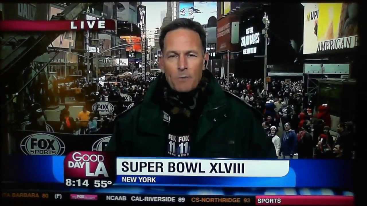 Good Day L.A. Fox 11 - Phil Shuman reporting from Super Bowl XLVIII ...