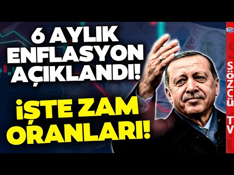 SON DAKİKA 6 Aylık Enflasyon Farkı Açıklandı! Emekli ve Memur Zam Oranı Kesinleşti