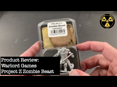 Product Review: Warlord Games Project Z Zombie Beast - YouTube