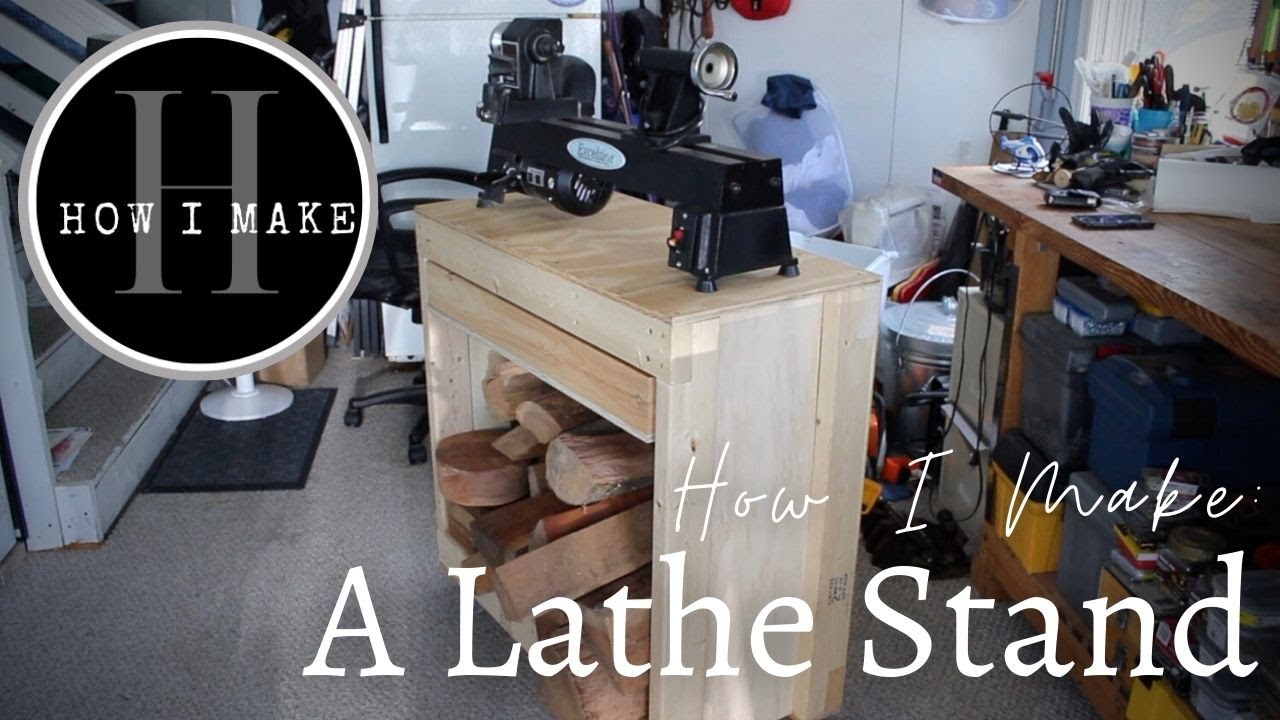 How I Make: A DIY Lathe Stand - YouTube