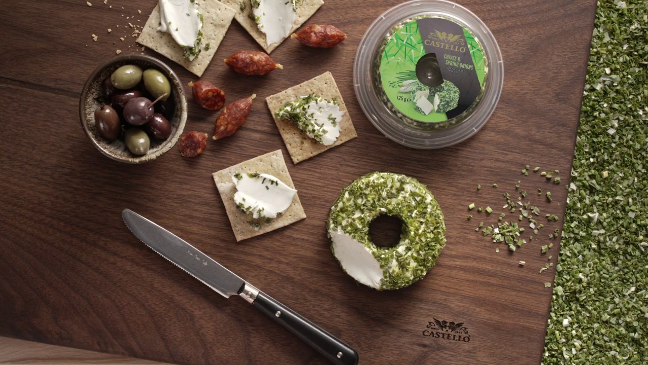 Experience Castello Chive Halo Cream Cheese | ASMR - YouTube