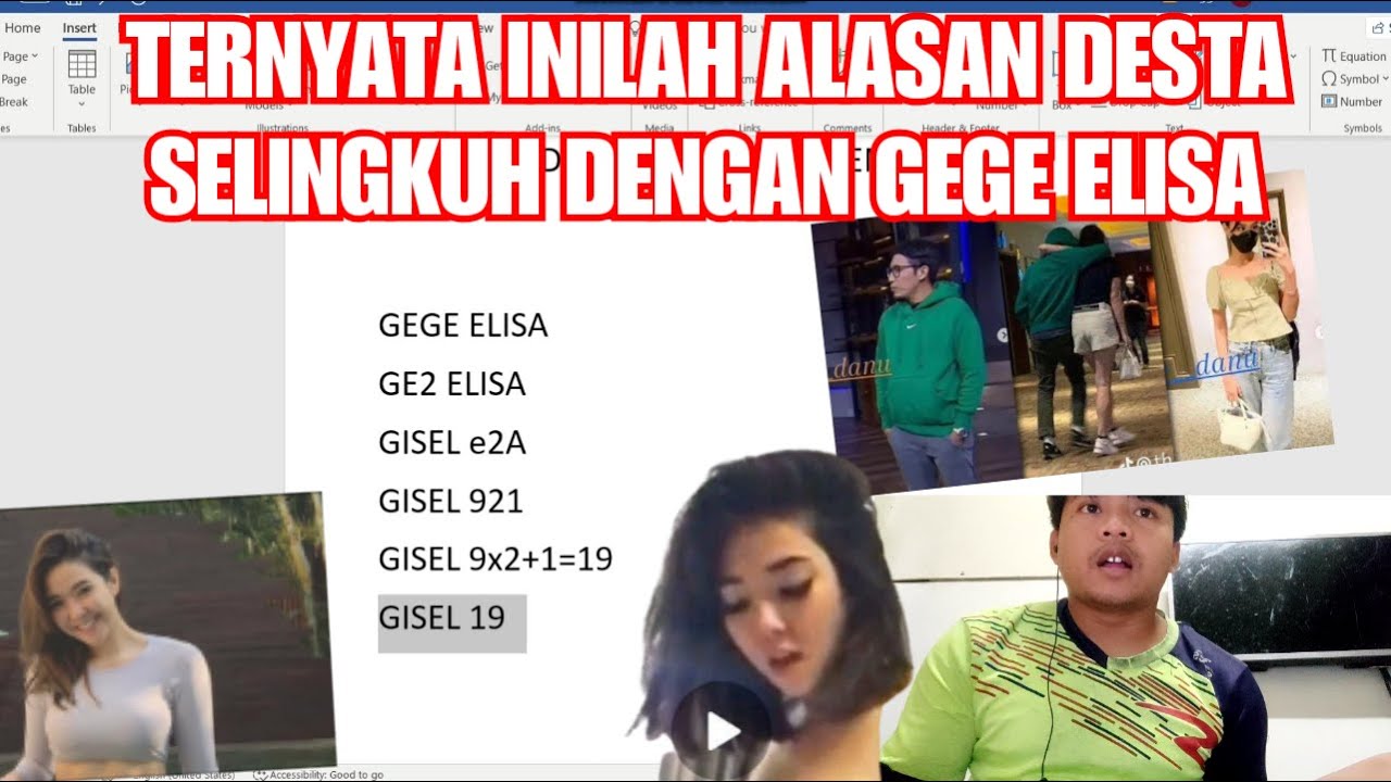 TERNYATA INILAH ALASAN DESTA SELINGKUH DENGAN GEGE ELISA - YouTube