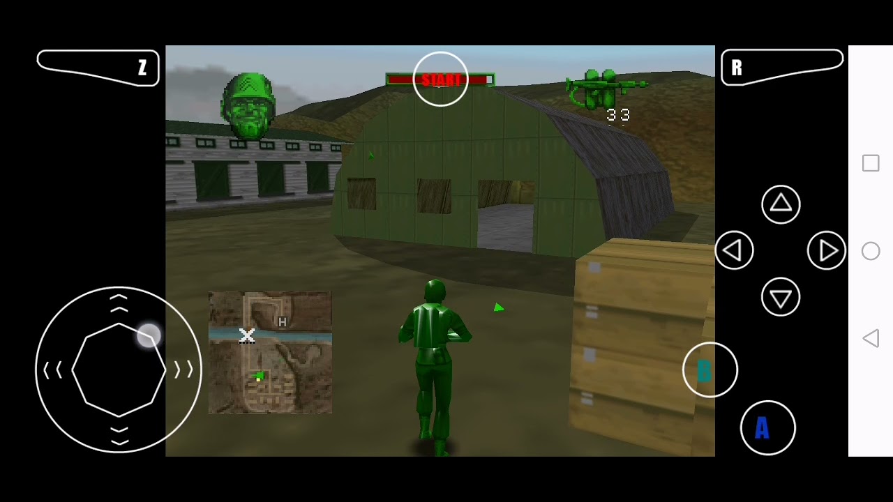 ARMY MEN SARGE'S HÉROES NINTENDO 64 GAMEPLAY ON ANDROID PART. 1 - YouTube