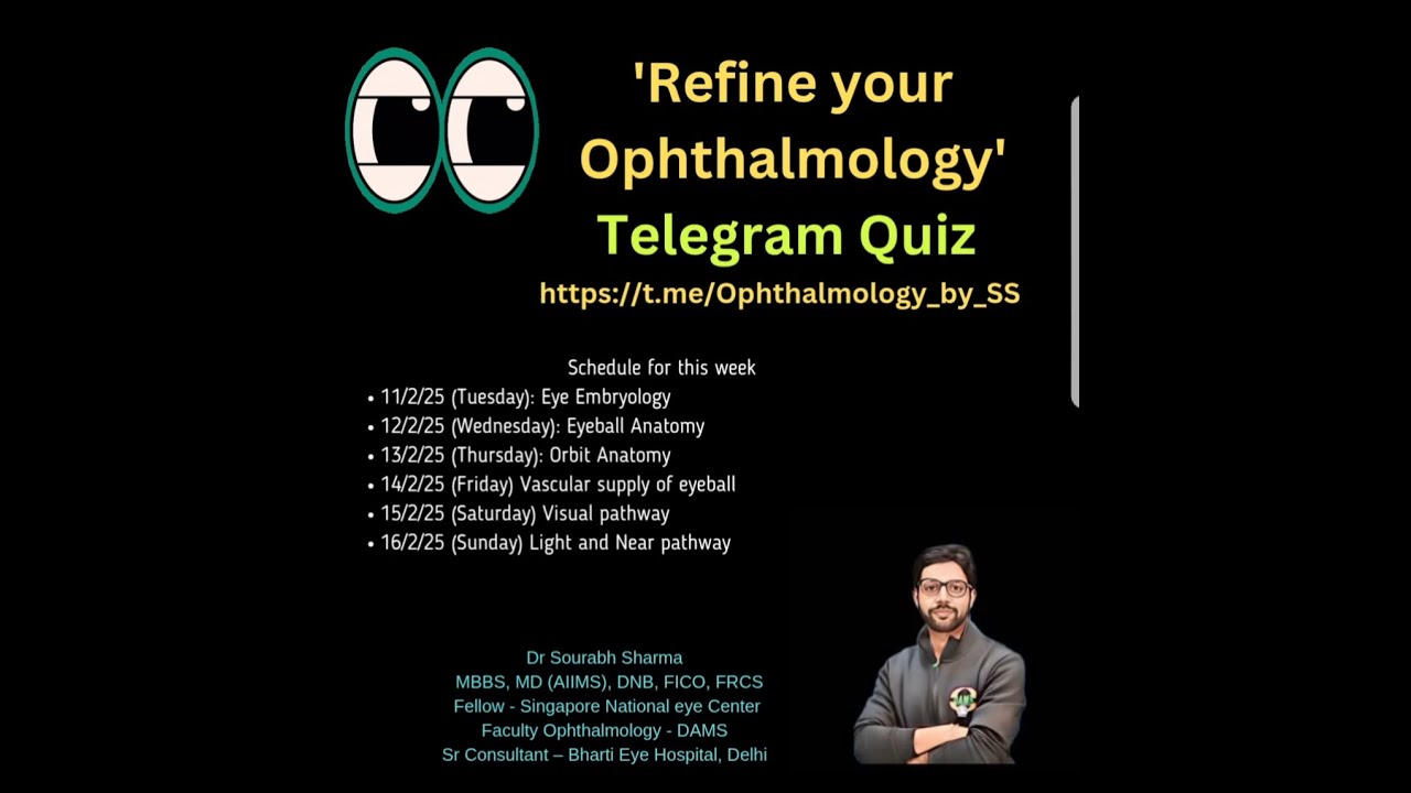 'Refine your Ophthalmology' Telegram quiz - YouTube