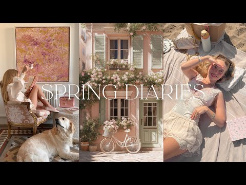 Spring Diaries 🌸 Slow Days in Barcelona, Spring Outfits, Beach Days & Park Walks with the Dogs