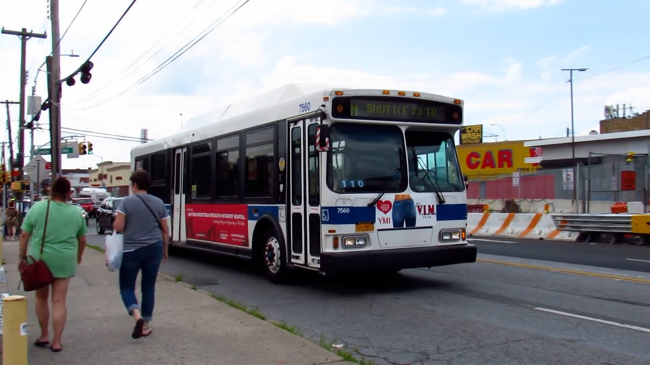 MTA New York City Bus: 2002 Orion VII Gen-1 CNG #7560 on the M Train ...