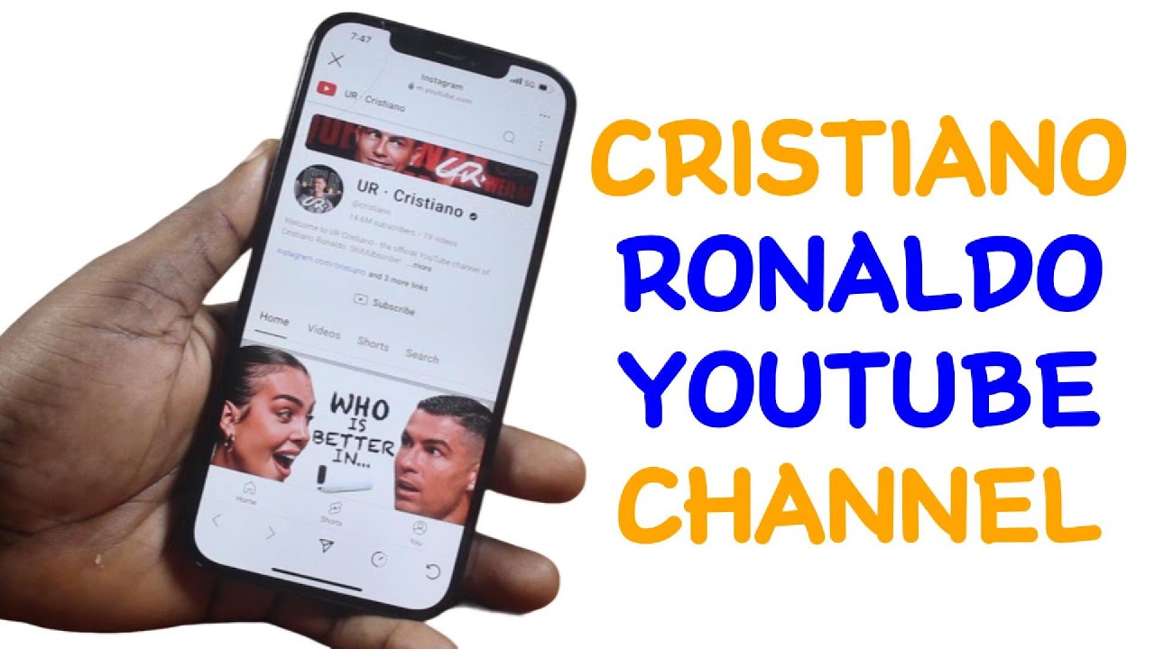 Cristiano Ronaldo YouTube Channel | UR Cristiano Channel - CR7 YouTube ...