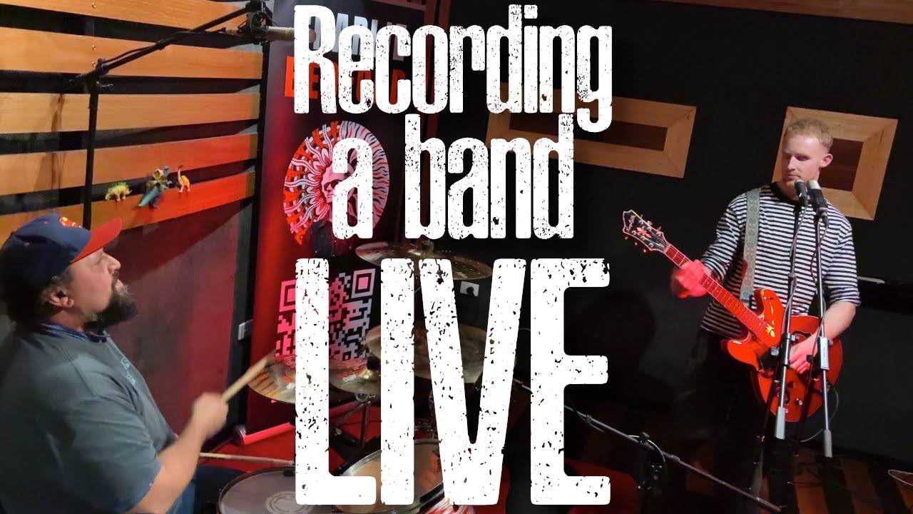 Recording a band LIVE in a rehearsal room! (Guffland MOBILE! :-)) - YouTube