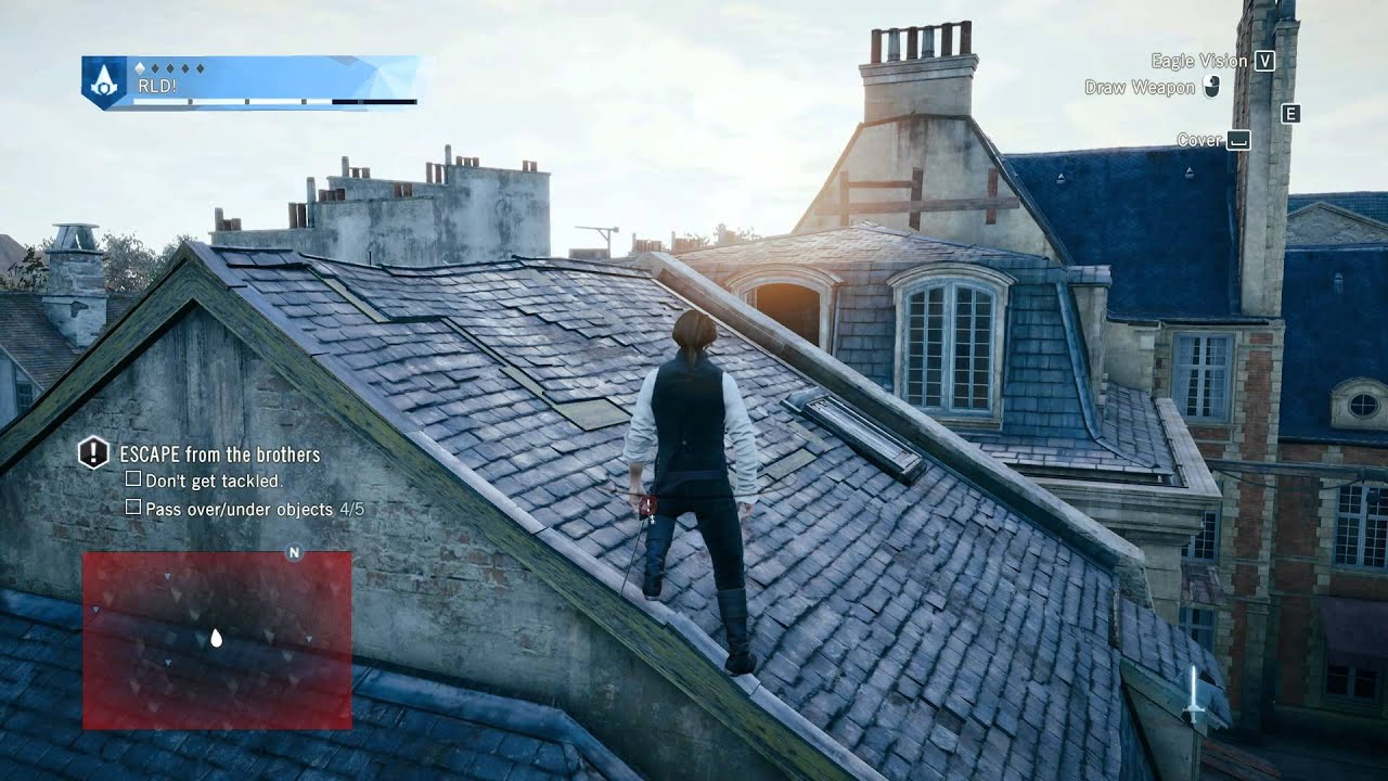 Assassin's Creed Unity GTX 750ti 2GB OC, i5 4460, 2x4GB RAM - YouTube