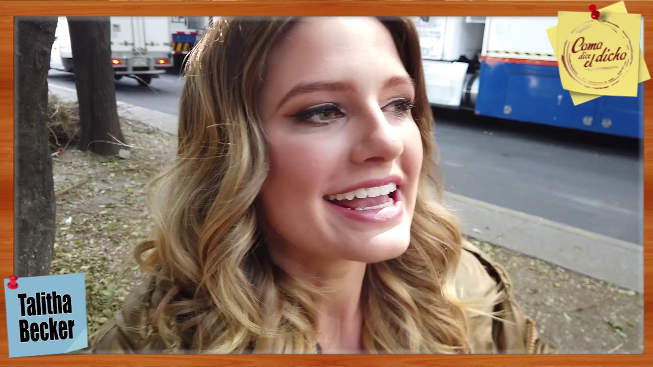 PREGUNTA TALITHA BECKER COMO DICE EL DICHO - YouTube