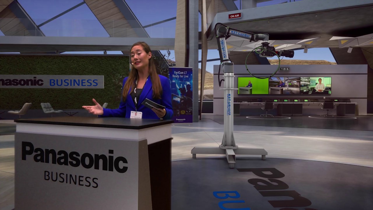 Panasonic Virtual Studio Showcase with Reality at IBC 2019 - YouTube