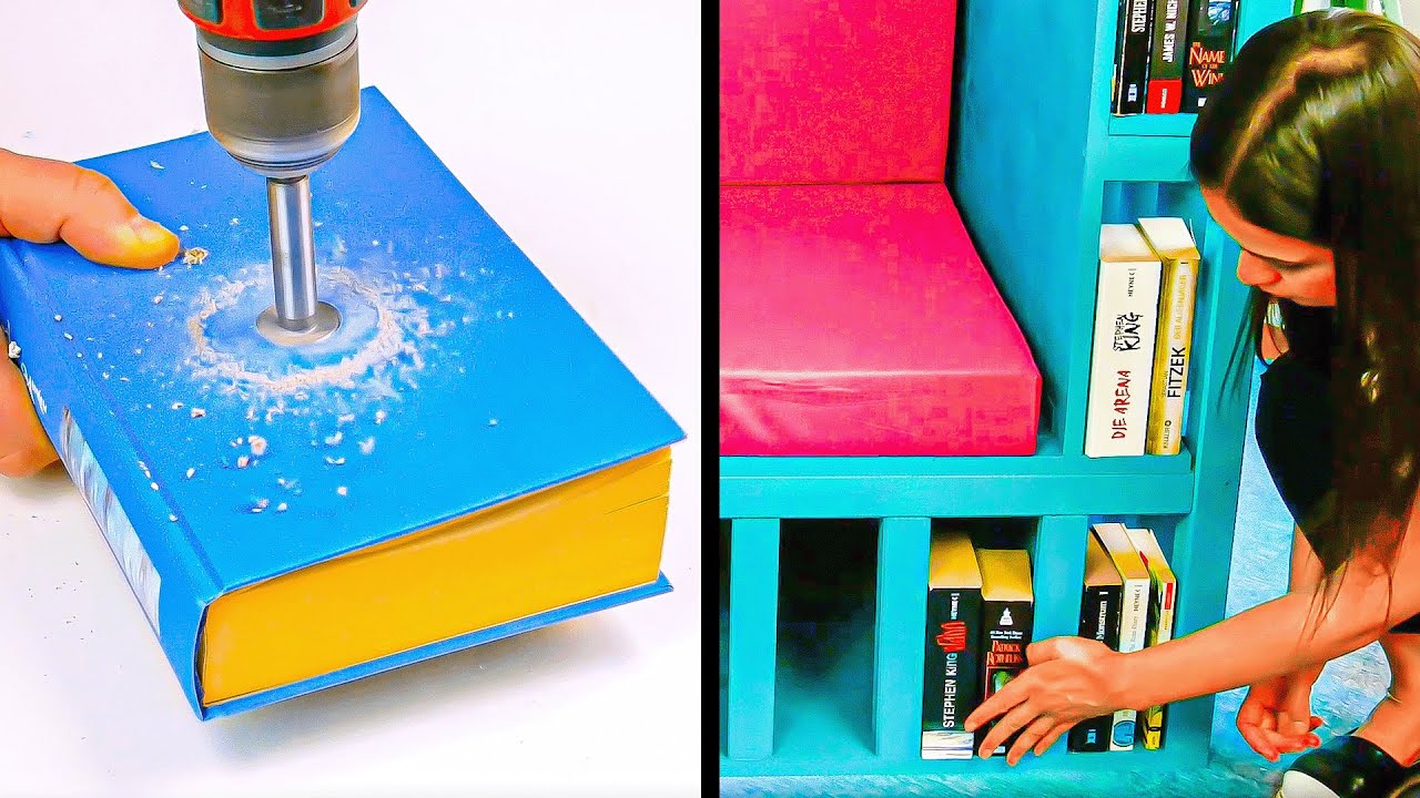 10 DIY Bookshelf Ideas For All Of The Bookworms Out There! Original DIY ...