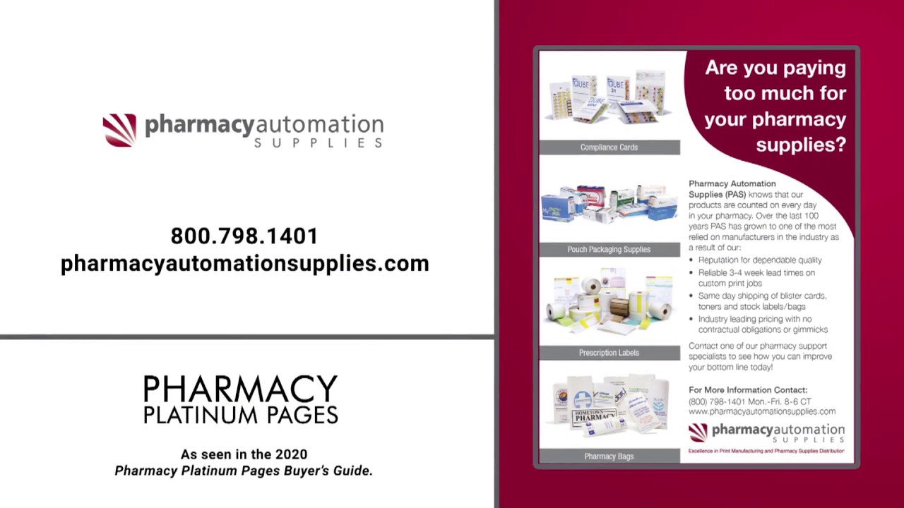 Pharmacy Automation Supplies | Platinum Pages - YouTube