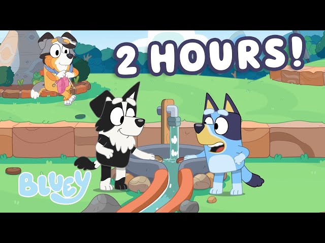 2 HOURS of Bluey Fun with Friends! 💙 | Learn and Play with School ...