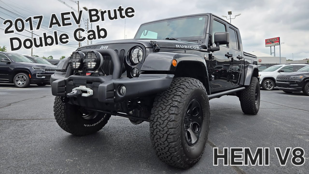 SOLD --- All cleaned up! Rare 2017 AEV Brute Double Cab (Over $119K ...