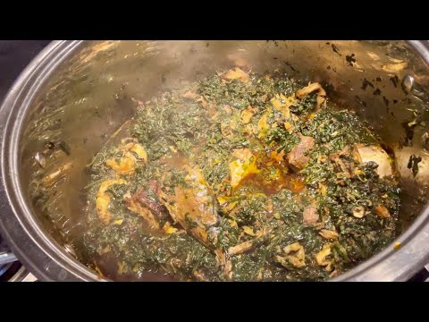 How To Cook Calabar Edikaikong Soup - YouTube