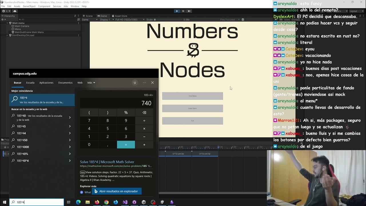 Game dev || juego de gestion de recursos: Numbers & nodes #188 - YouTube