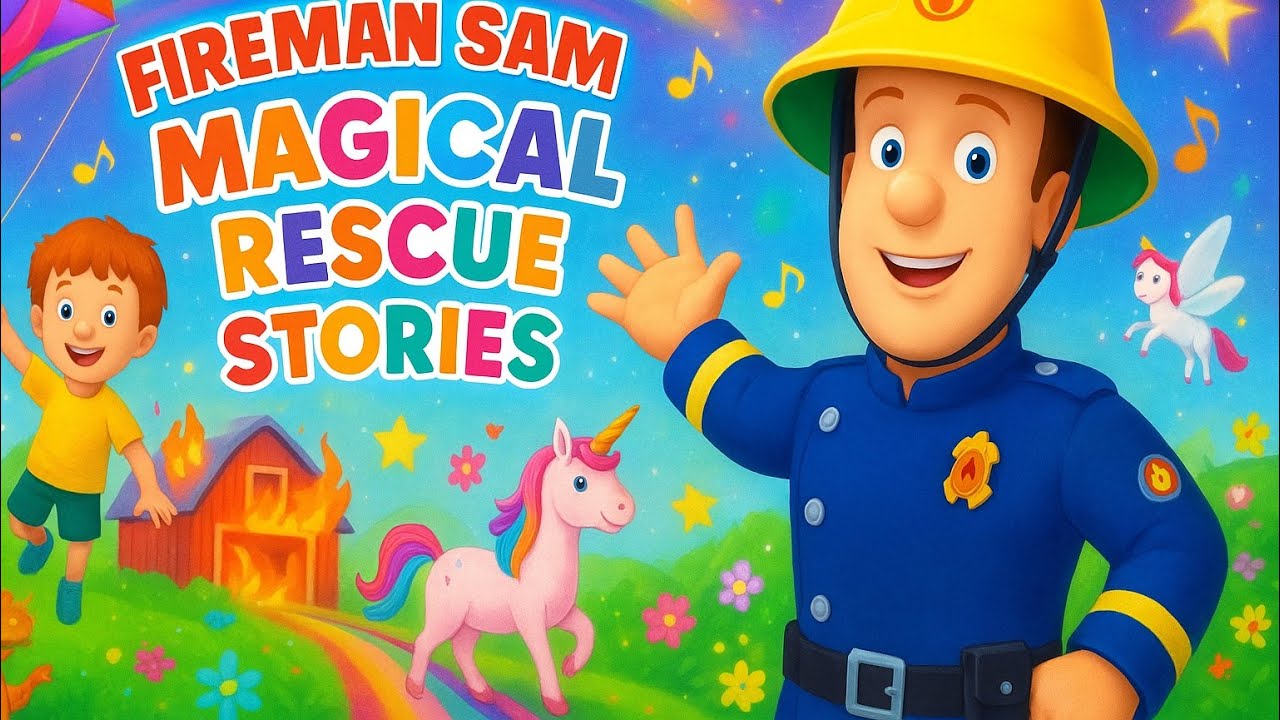 Fireman Sam to the Rescue | Inspiring Fire Safety Song Story for Kids ...