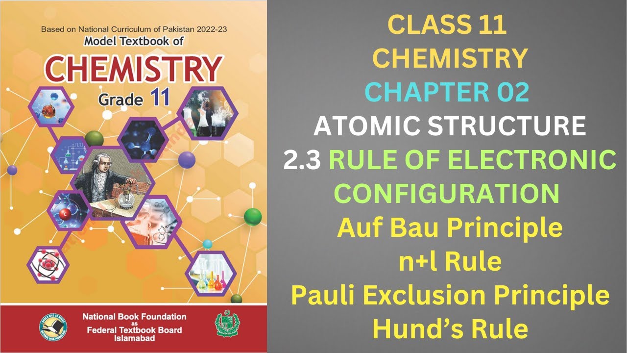 2.3 Rules of Electronic Configuration| Chapter 2| Chemistry| Class 11 ...