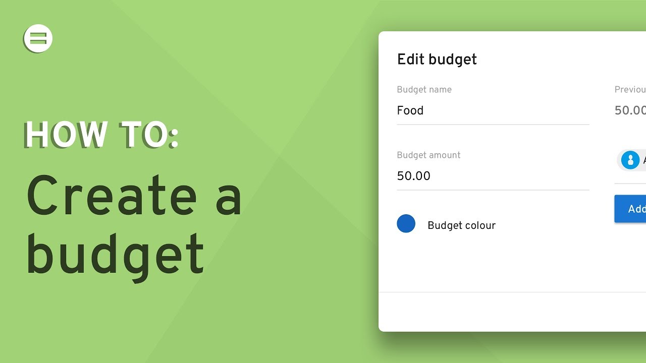 How To: Create a Budget - Money Dashboard Classic - YouTube