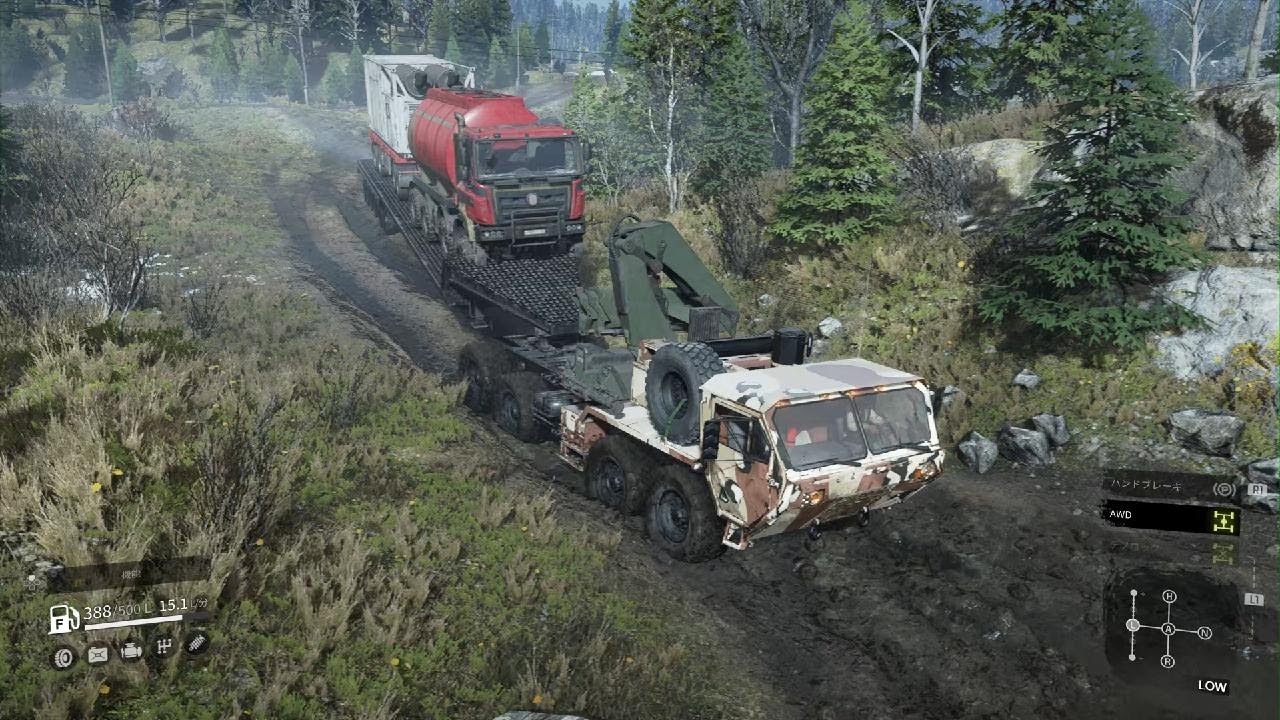 GWC Goliath carry a Tatra PHOENIX & Generator Trailer by 8slots trailer ...
