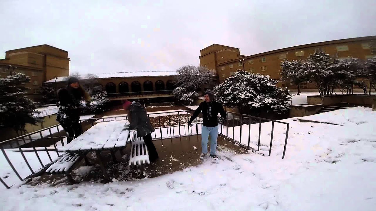 Texas Tech Snowball Fight Teaser - YouTube