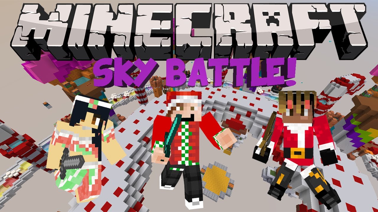Minecraft: Sky Battle Mini-Game! - YouTube