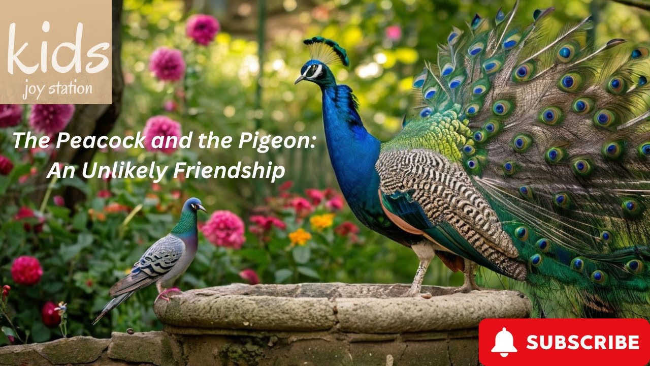 The Peacock and the Pigeon: An Unlikely Friendship animated cartoon ...