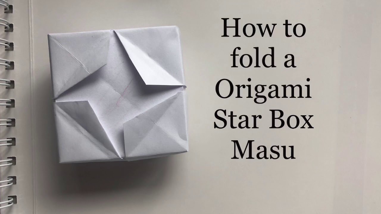 How to fold a Star Box Masu: Part 2. / Easy origami tutorial for kids ...