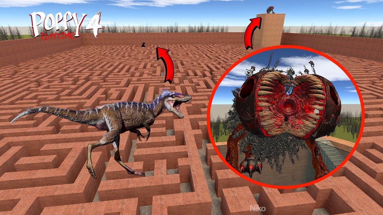 VELOCIRAPTOR VS YARNABY CURSED? In Garry's Mod - YouTube