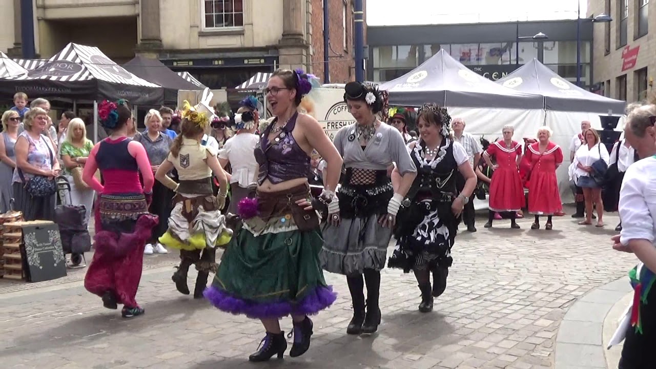 Belly Fusion Dance Collective dancing to "Demon Kitty Rag" Stourbridge ...