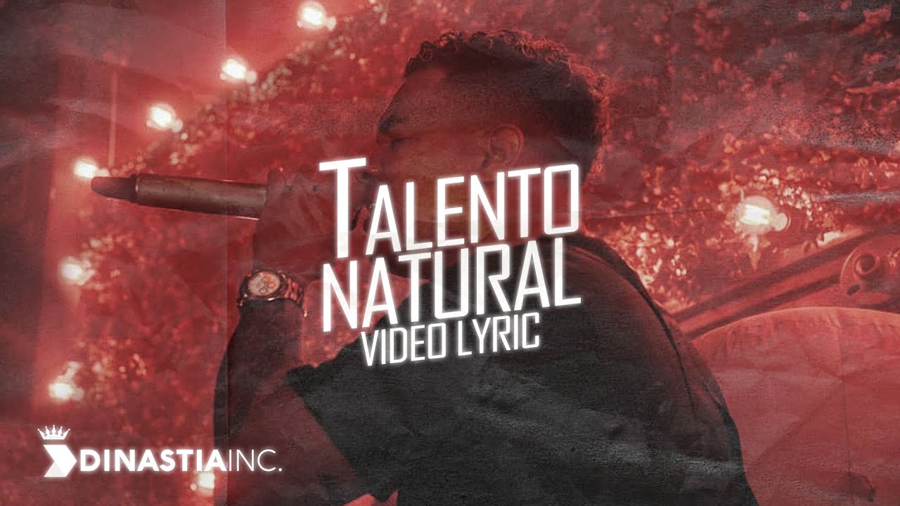 Amaro - Talento Natural (Video Lyrics) - YouTube