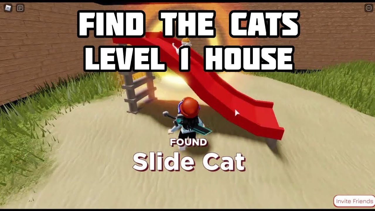 ROBLOX Find The Cats House Level 1 - YouTube