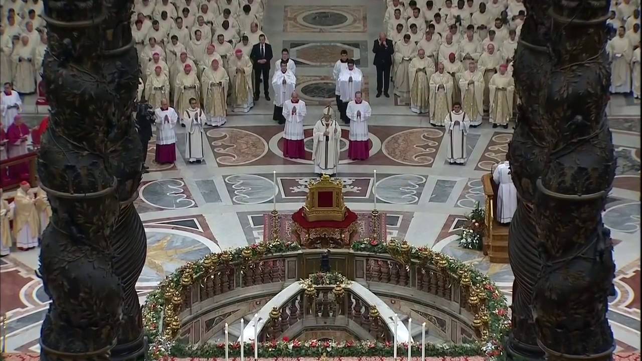 Christmas Midnight Mass with Pope Francis 2015 HD - YouTube