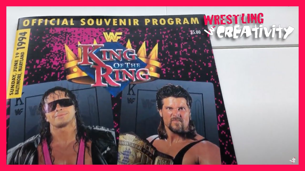 WWF King of the Ring 1994 CUSTOM PPV Program (Hand-made WWE Wrestling ...