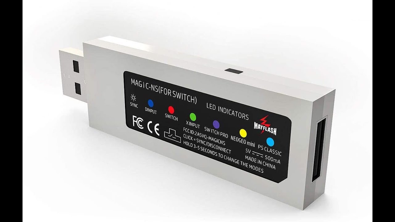 Unboxing the MAYFLASH Magic-NS Wireless Bluetooth Controller Adapter ...